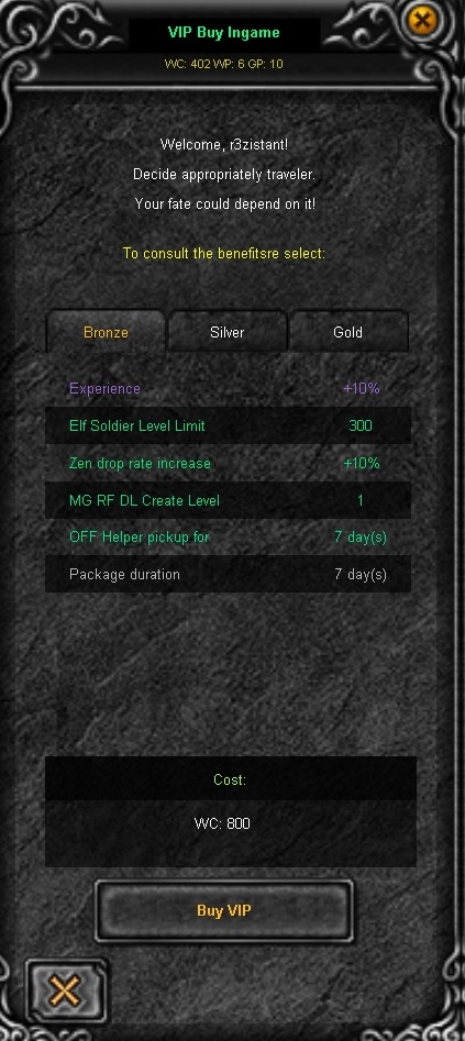 Interkasa MU Online Server Season 6 full customized